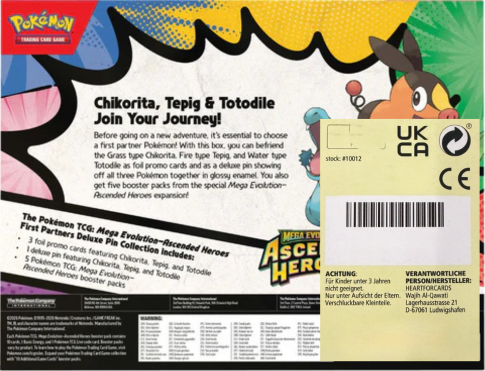 Pokémon ME02.5 – Ascended Heroes Collection (Grey) | 2 Booster Packs ...