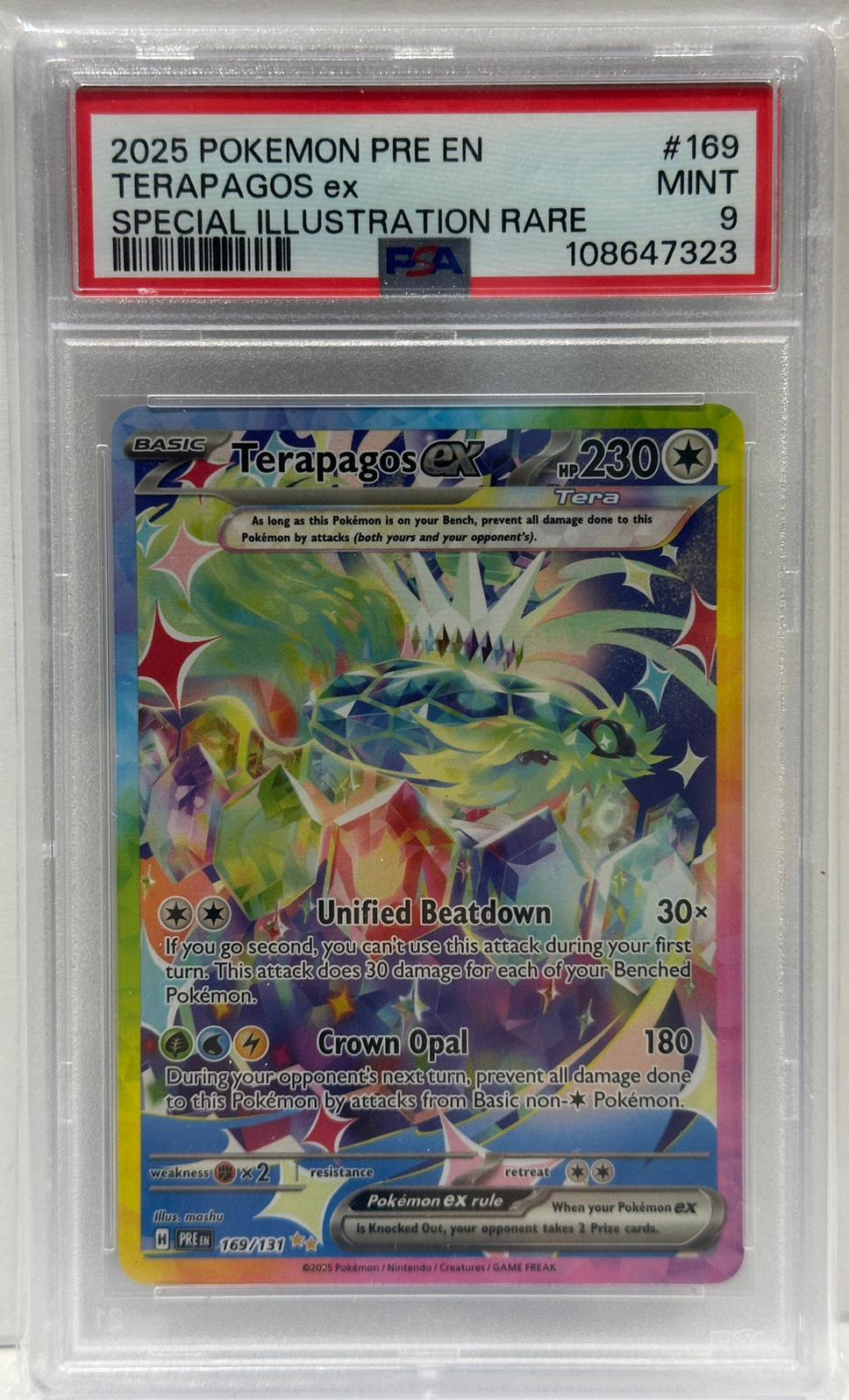 Flamara Meisterball Reverse Holo – PSA 9 (Mint) – Prismatic Evolutions ...